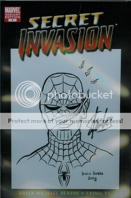 One book, Paolo Rivera sketched Stan Lee signed SS book 9.8 PRICE ...
